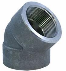 Stainless Steel Forged 45 Degree Threaded Elbow Manufacturer, Supplier ...