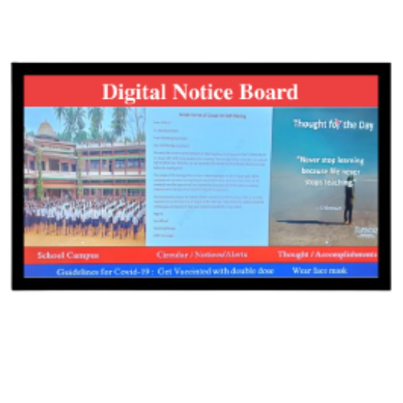 Digital Notice Board Manufacturer In Zirakpur Digital Notice Board 