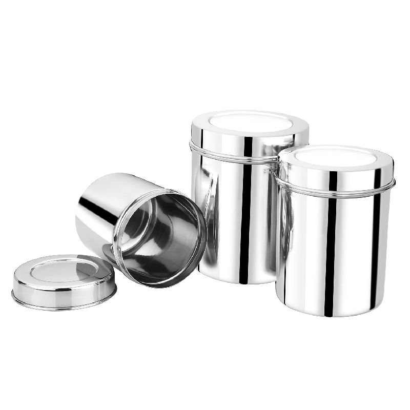 10x12 Stainless Steel Deep Dabba Set Manufacturer Supplier in Palghar India