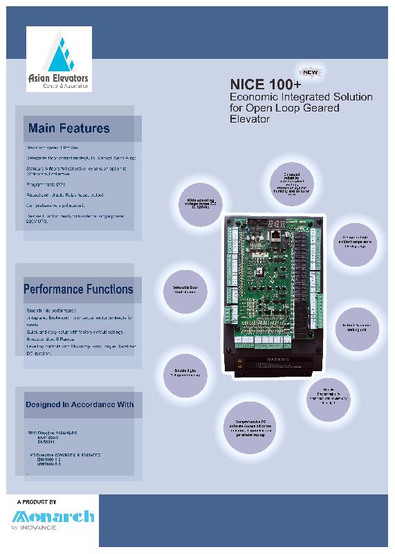 Monarch Integrated Open Loop Drive Manufacturer Supplier in Delhi India