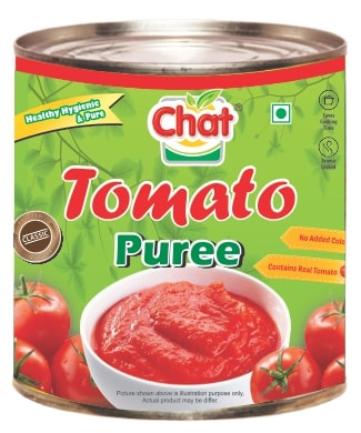 Chat Tomato Puree - Manufacturer Exporter Supplier from Rampur India