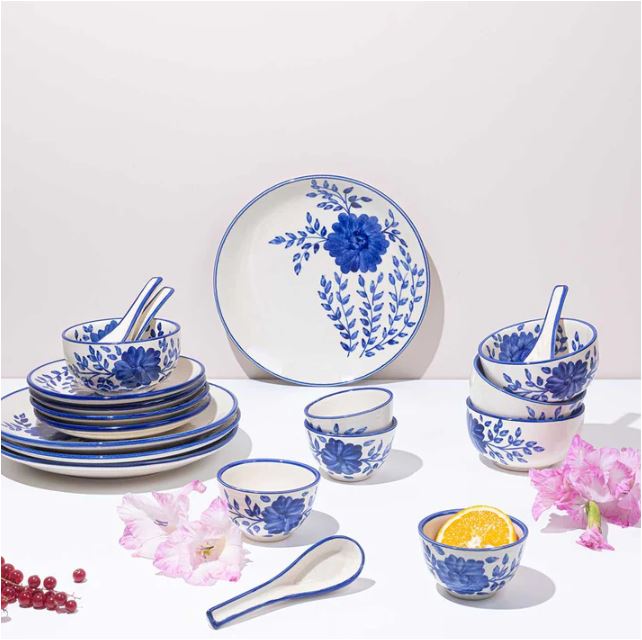 Designer Ceramic Dinner Set Of 16 Pieces Manufacturer Supplier from ...