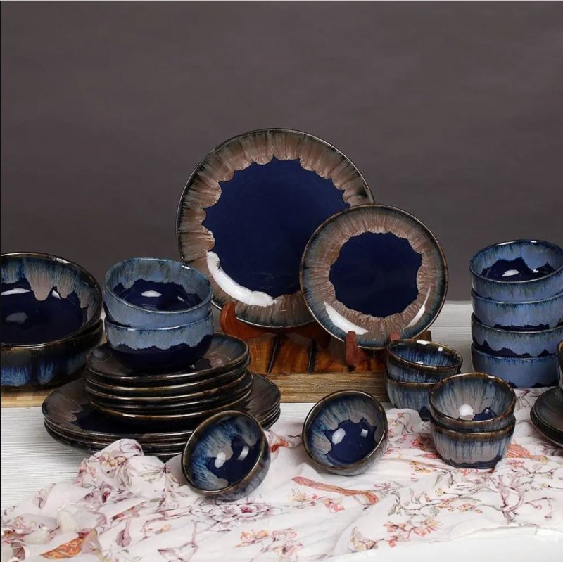 Designer Ceramic Dinner Set Of 19 Pieces Manufacturer Supplier from ...