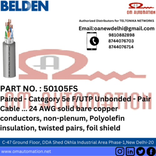 BELDEN 50105FS Cat 5E CABLE Exporter Supplier from Delhi India