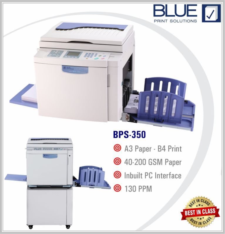 Wholesale BPS350 BLUE Digital Duplicator Supplier in Bilaspur India