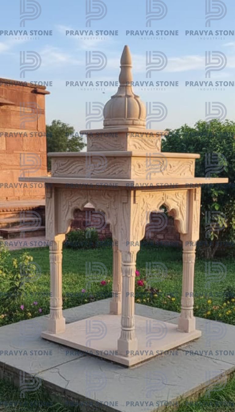 Hexagon Chhatri Temple Manufacturer, Supplier from Dausa