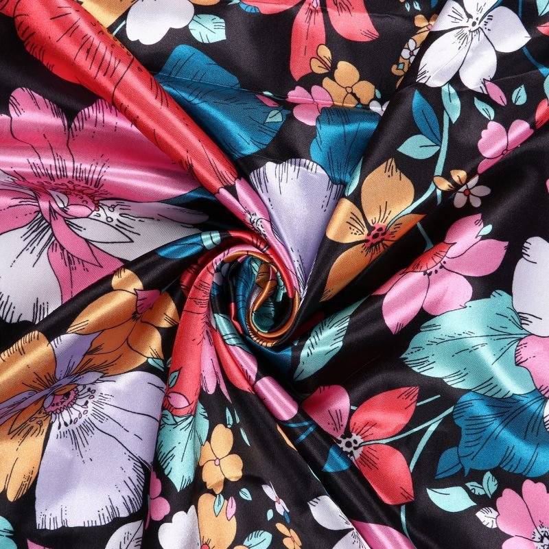Printed Satin Fabric Manufacturers and Suppliers from Nashik